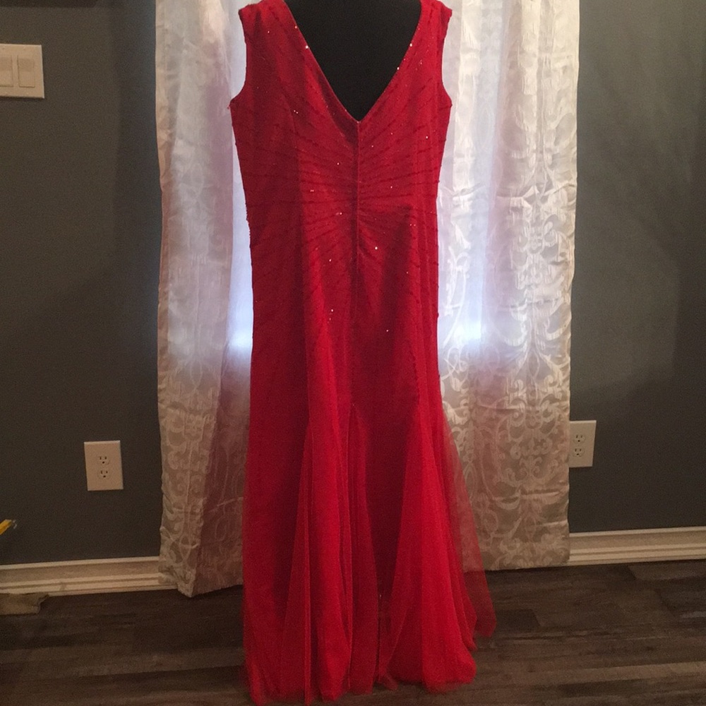 Modern Maids Collection Red Prom Dress - Gem